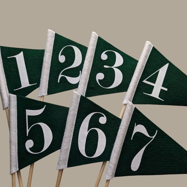 Golf Table Numbers - Etsy