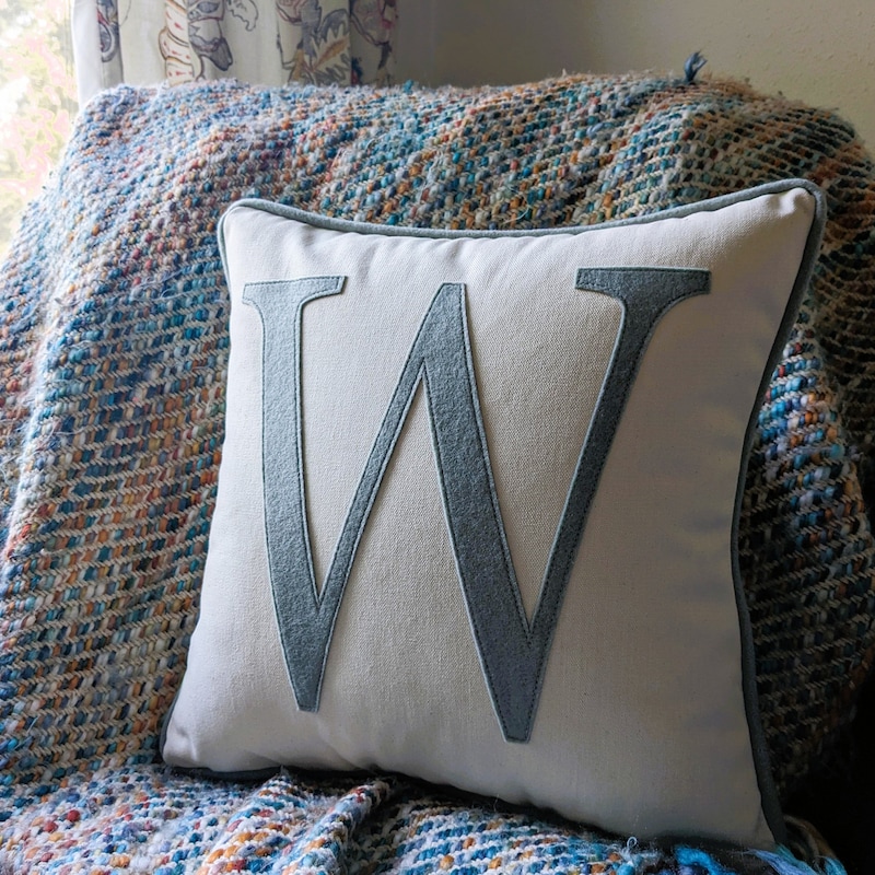 Monogram Pillow Case - Etsy
