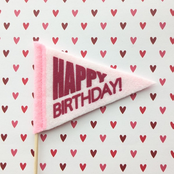 Birthday Pennant - Etsy