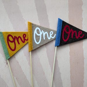 Table Numbers, Wedding Party, Custom Mini Number Pennant, Triangle ...