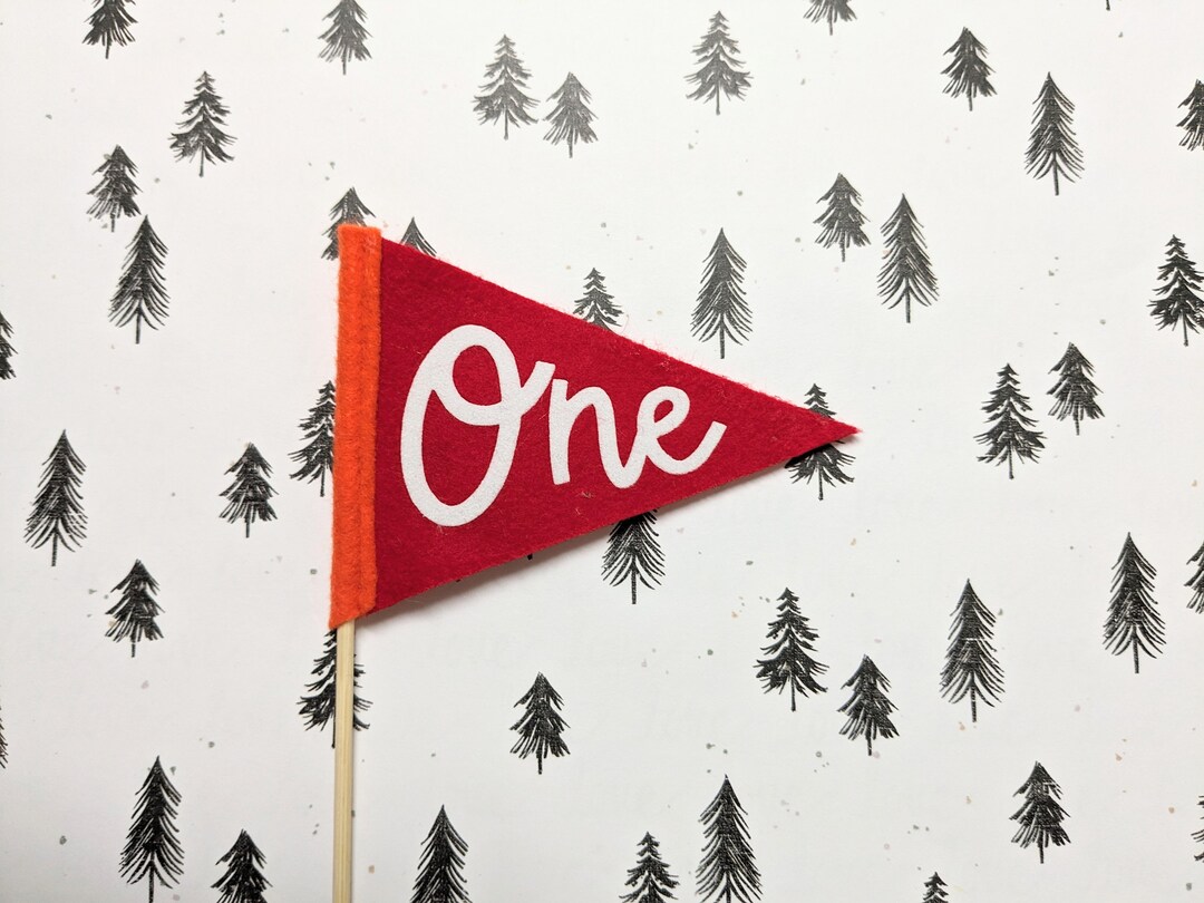 Table Numbers, Wedding Party, Custom Mini Number Pennant, Triangle ...