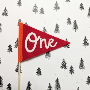 Table Numbers, Wedding Party, Custom Mini Number Pennant, Triangle ...