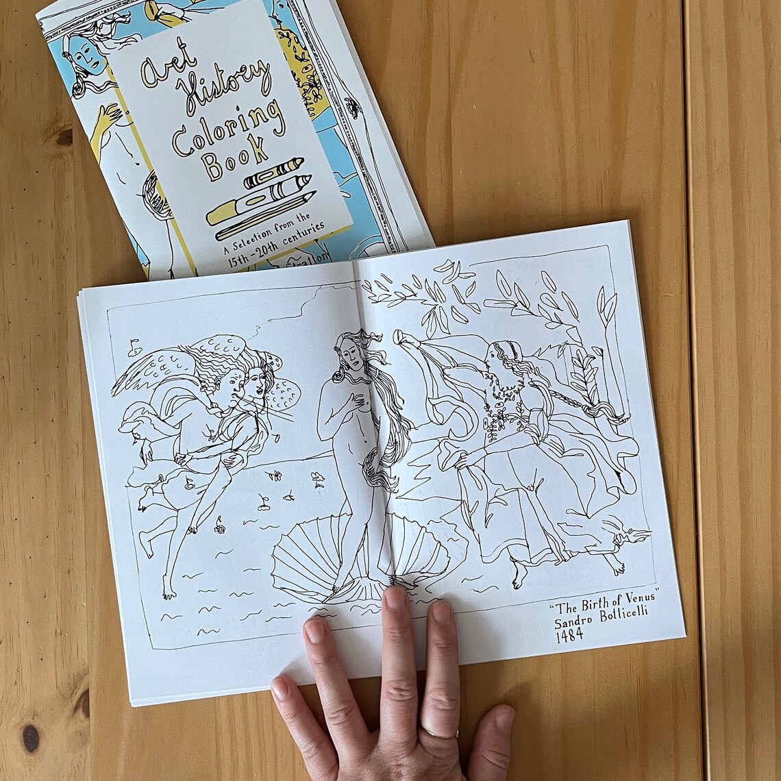 Art History COLORING BOOK - Etsy