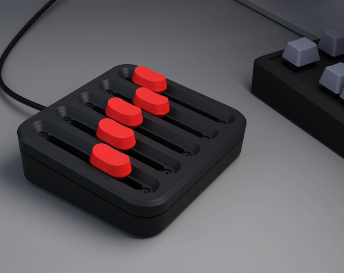 MIDI Mixer/controller for Audio, DAW and Volume programmable MIX5R Pro ...