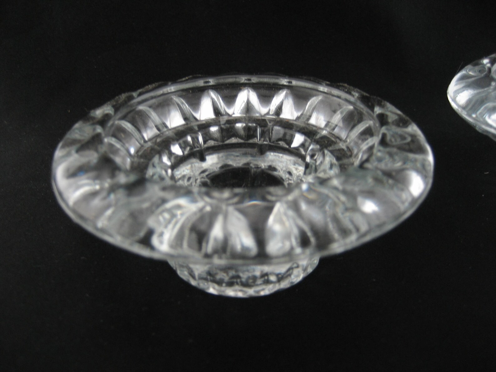 Crystal Taper Candle Holders Set of 2 Pair of Footed Short | Etsy