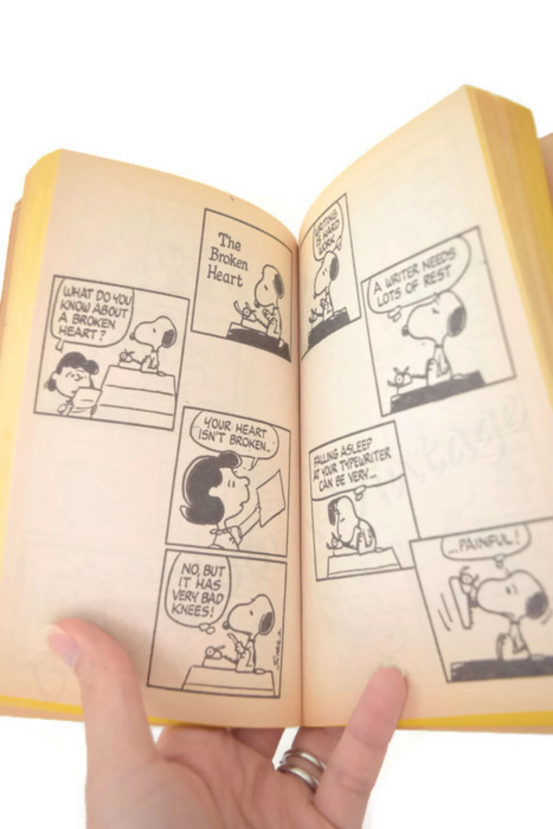 Vintage Snoopy Book of Comic and Adventures of the Peanuts - Etsy