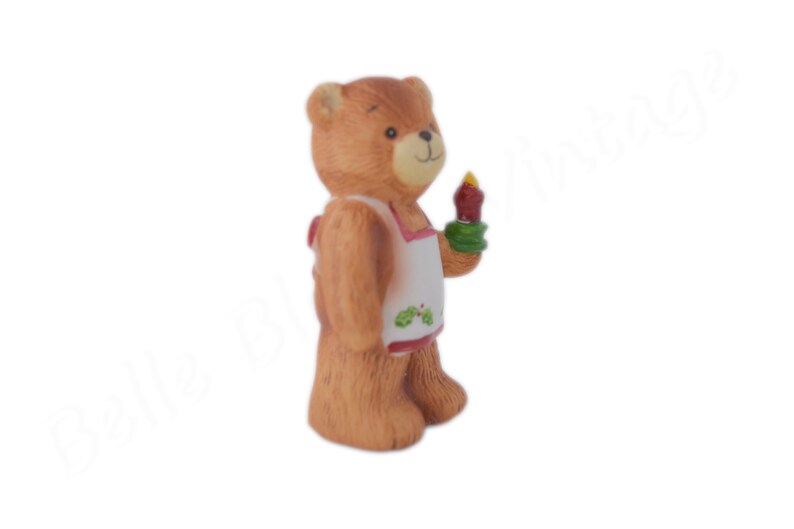 Lucy and Me Rigglets Christmas Porcelain Bear Figurine Small - Etsy