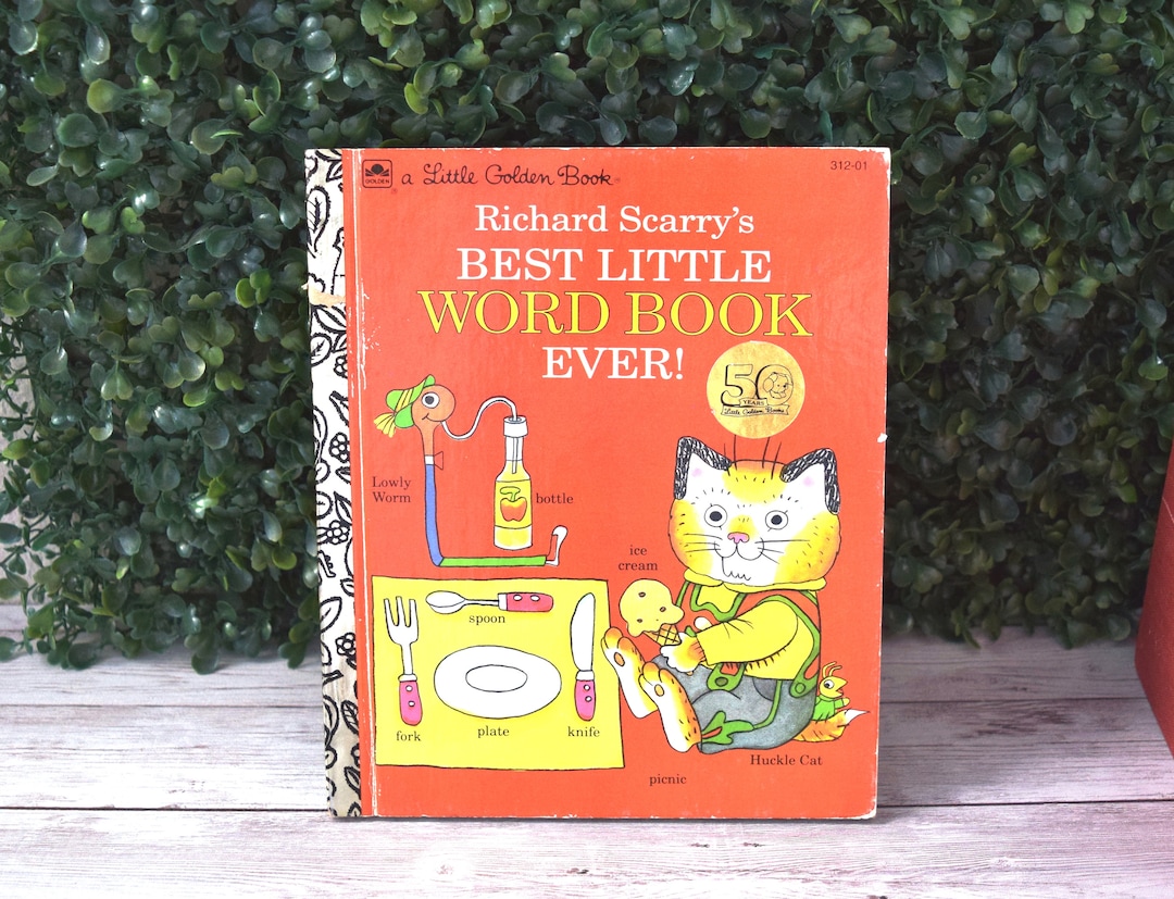 Vintage A Little Golden Book Richard Scarry's Best Little Word Book ...