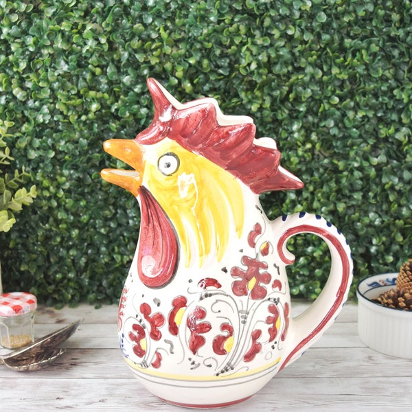 Rooster Pitcher - Etsy