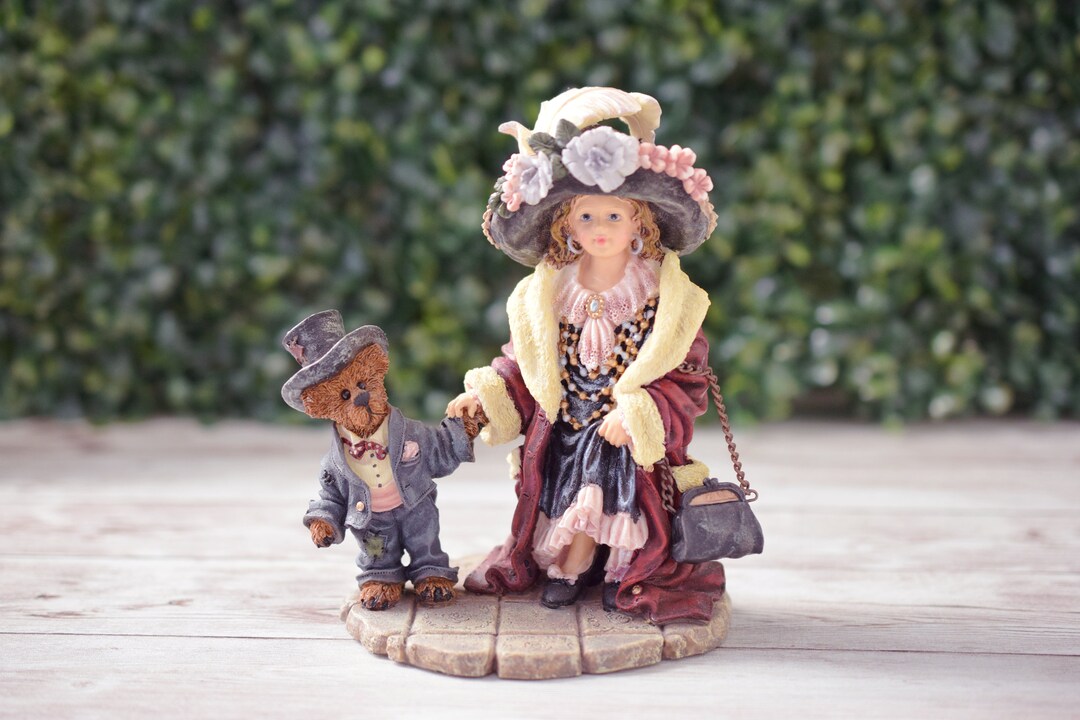 Dollstone Collection by Boyds Bears Doll Statue Playing Dress Up, Bear ...