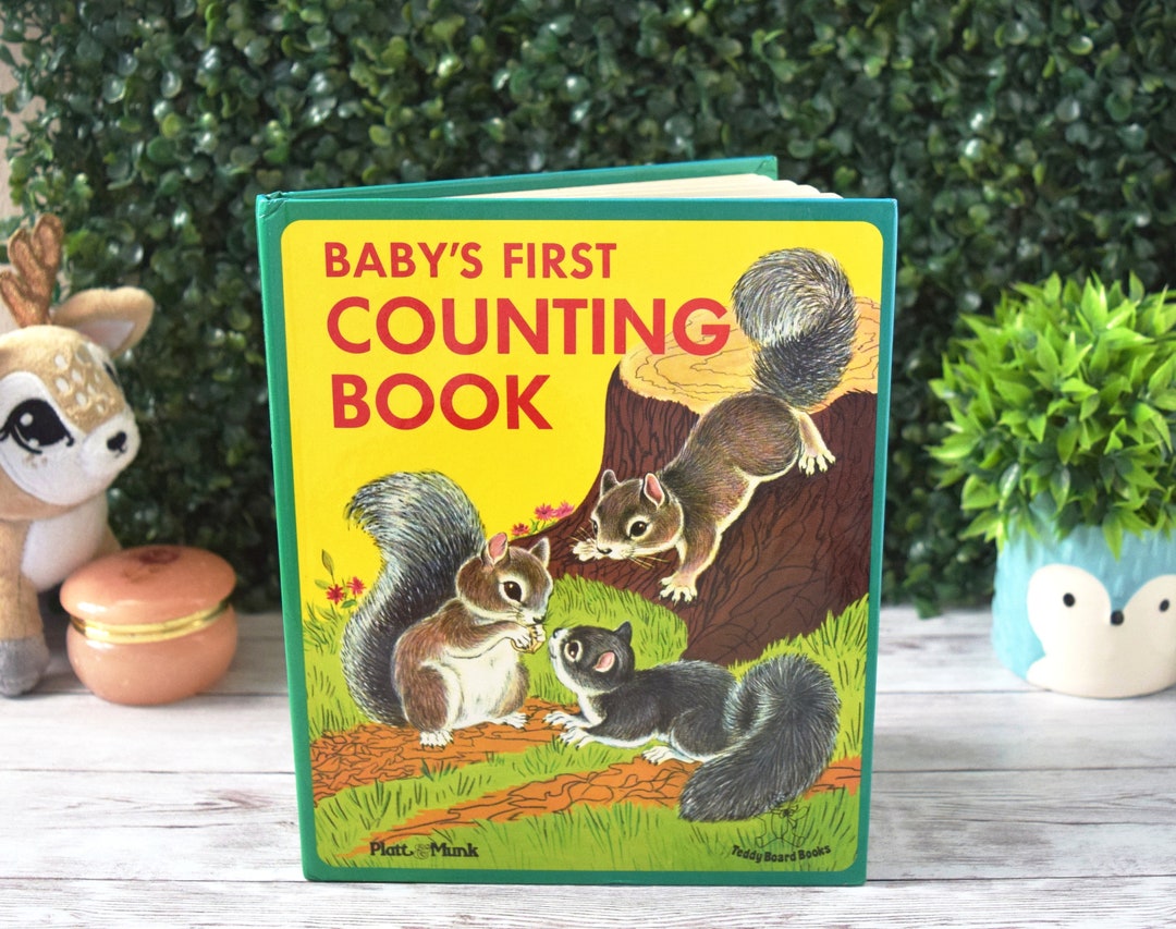 Vintage Children's Book Titled Baby's First Counting Book for Preschool ...