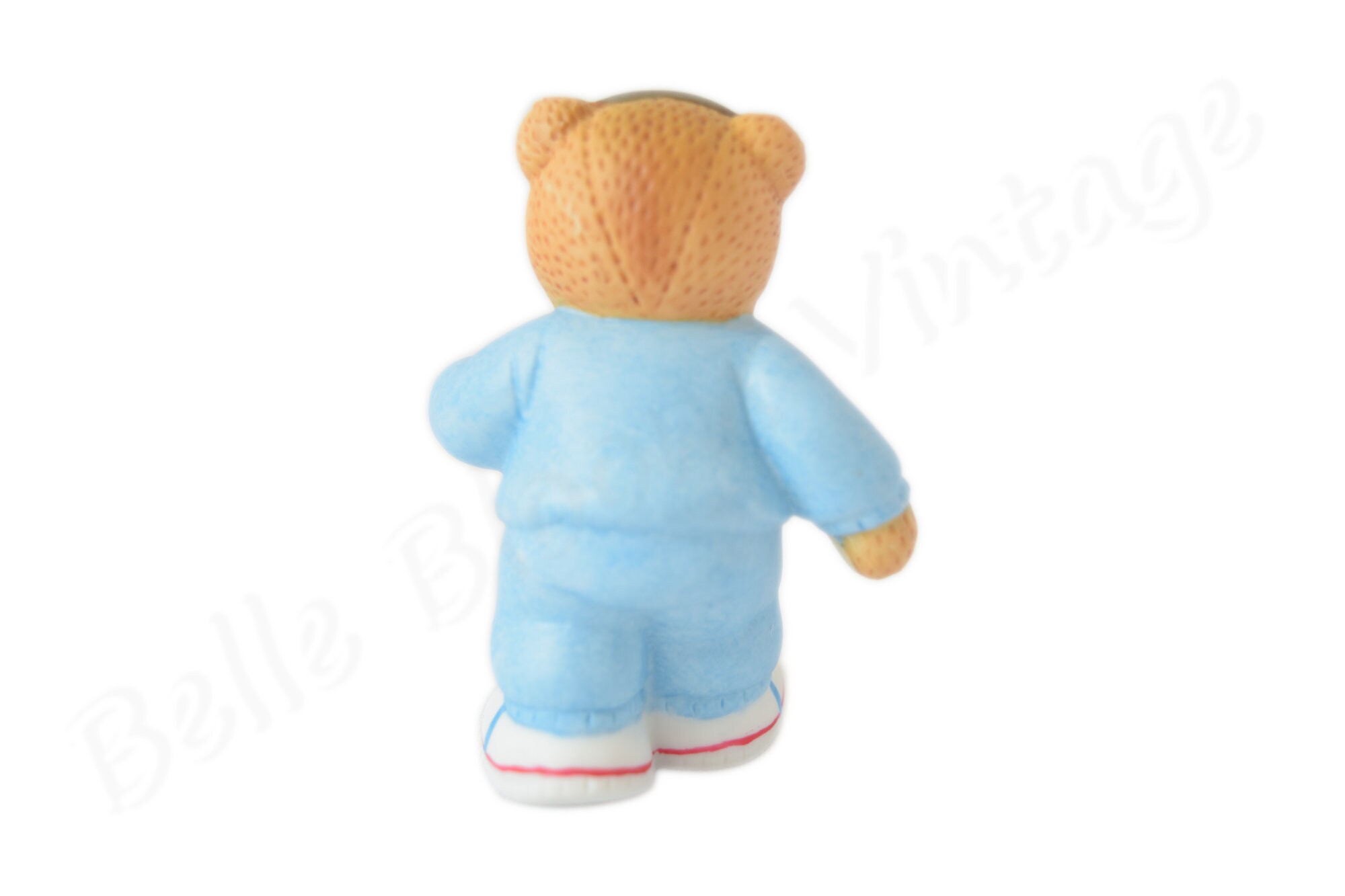 Enesco Lucy Riggs Lucy and Me Mini Bear Figurine of Blue Bear Jogging ...