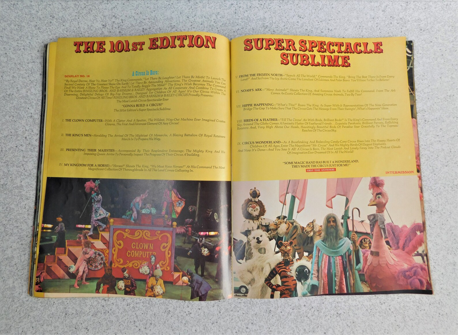 1971 Ringling Bros Barnum And Bailey Circus Souvenir Program Etsy Uk