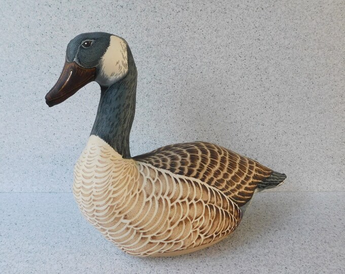 1970s Cut and Sew Fabric Canada Goose, Stuffed Canadian Goose, Country ...