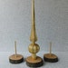 Set of 5 Wooden Stands for Christmas Tree Toppers, Tree Topper Holders ...