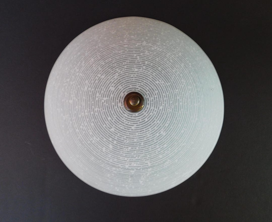Round Mid Century Ceiling Light Shade, Replacement Ceiling Light Cover ...