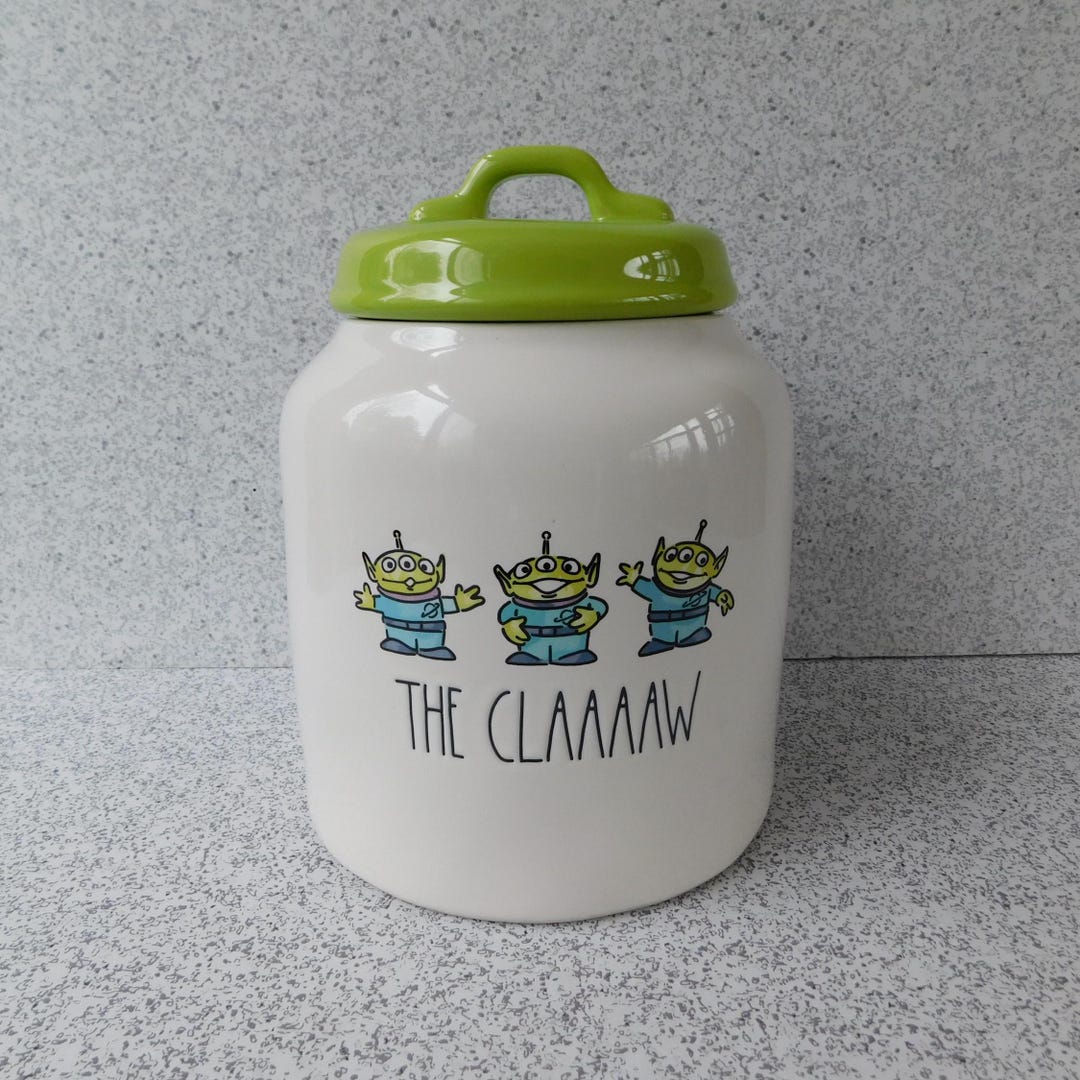 Rae Dunn Disney Pixar Toy Story Cookie Jar, the Claaaaw Little Green ...