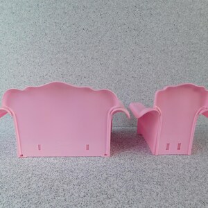 1987 Barbie Sweet Roses Sofa and Chair, Folding Pink Barbie Furniture ...
