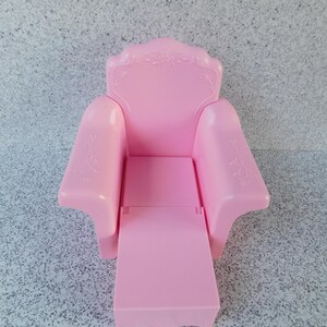 1987 Barbie Sweet Roses Sofa and Chair, Folding Pink Barbie Furniture ...