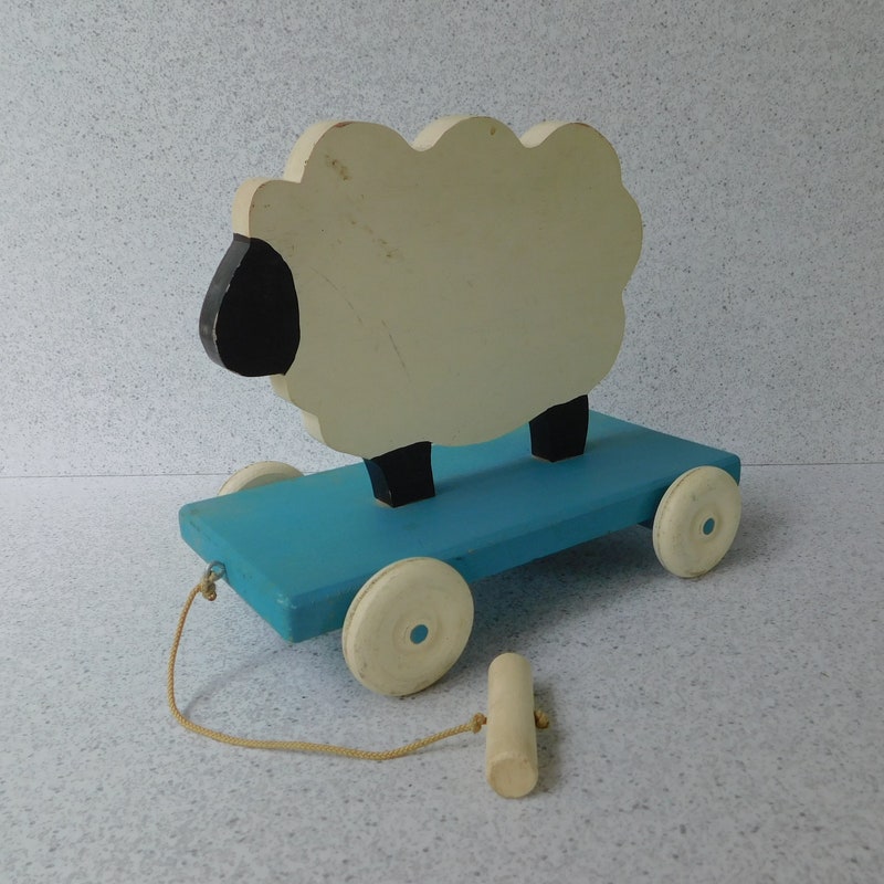 Sheep Pull Toy - Etsy