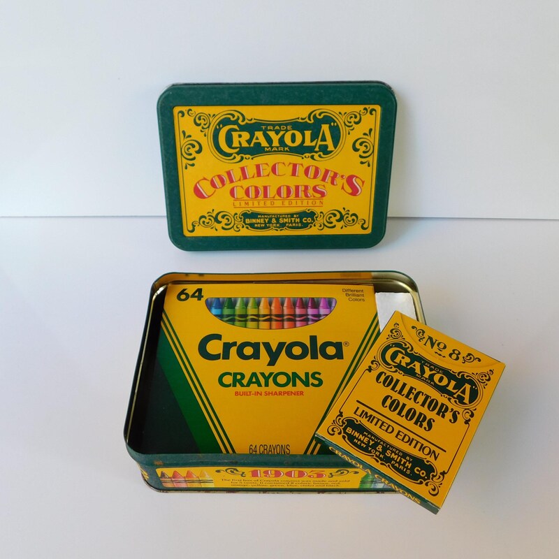 Crayola Crayon Tin - Etsy