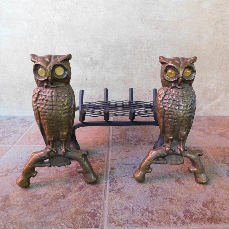 Fireplace Andirons - Etsy