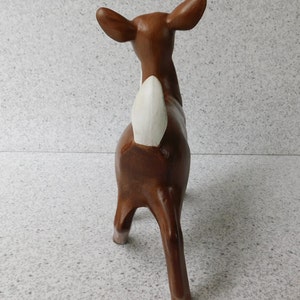 Vintage Ceramic Deer Figure, Ceramic Doe Figurine, 7 3/4" Tall - Etsy