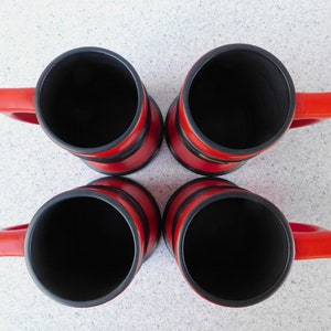 Vintage Lego Bourbon Set, Bourbon Decanter With 4 Large Mugs, Bourbon ...