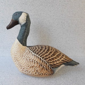 1970s Cut and Sew Fabric Canada Goose, Stuffed Canadian Goose, Country ...