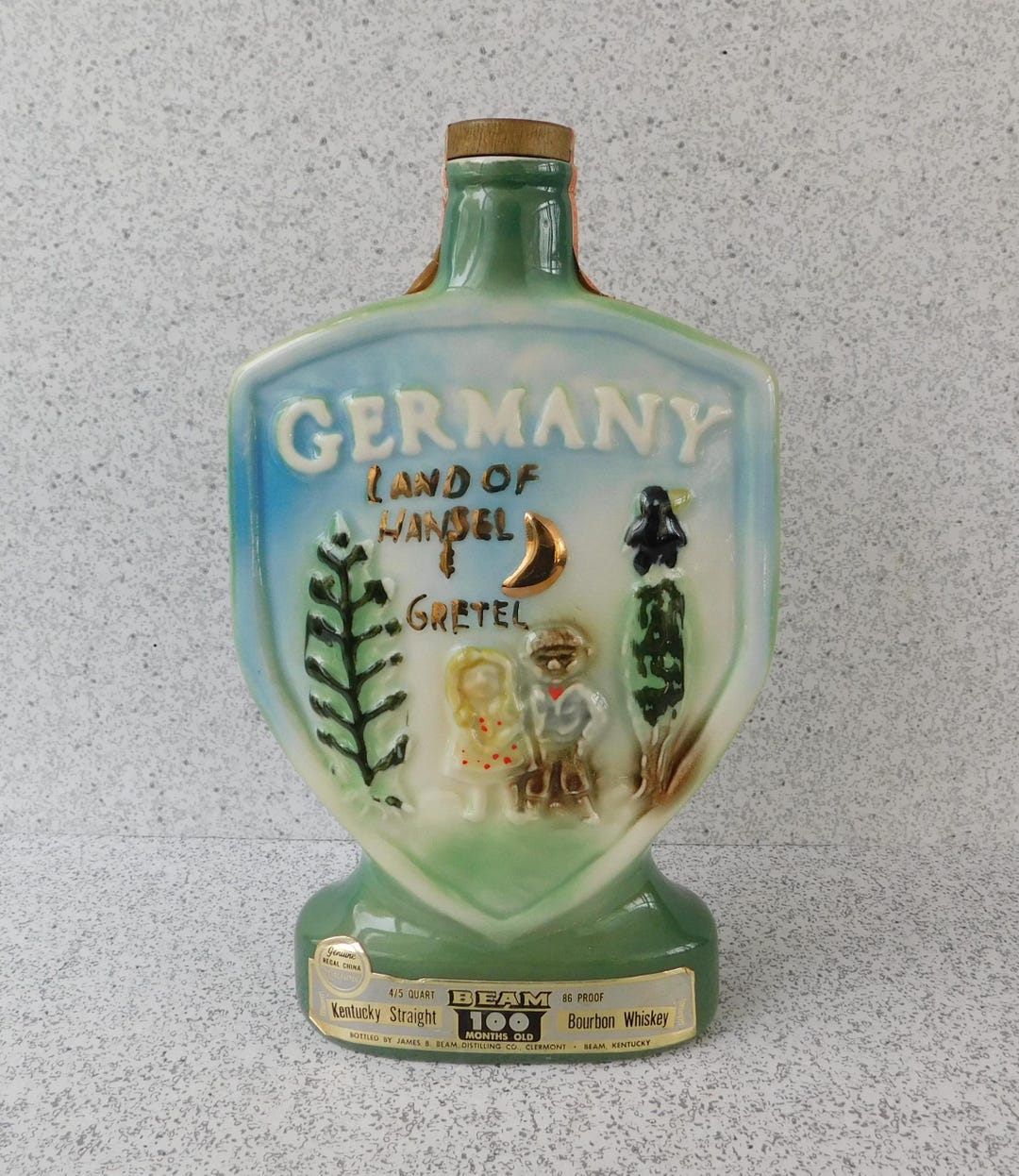 Vintage 1972 Munich Germany Jim Beam Bourbon Whiskey Decanter ...