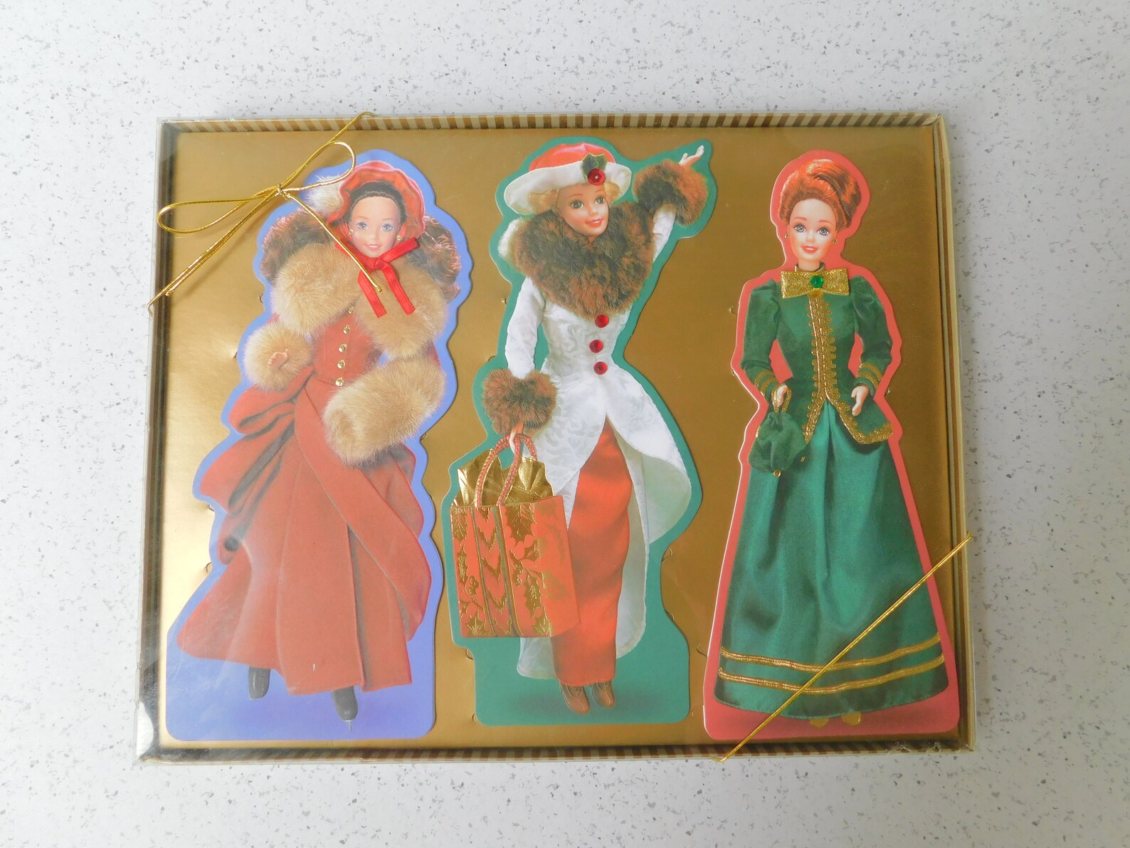Hallmark Victorian Christmas Collection Barbie Cards NIB Set | Etsy