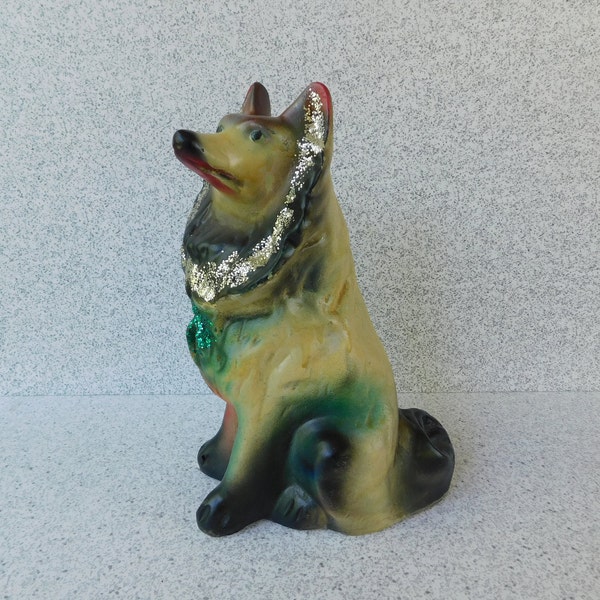 Chalkware Dog - Etsy