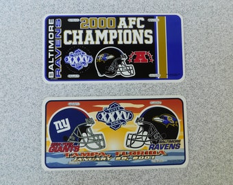 Baltimore Ravens License Plates - Etsy