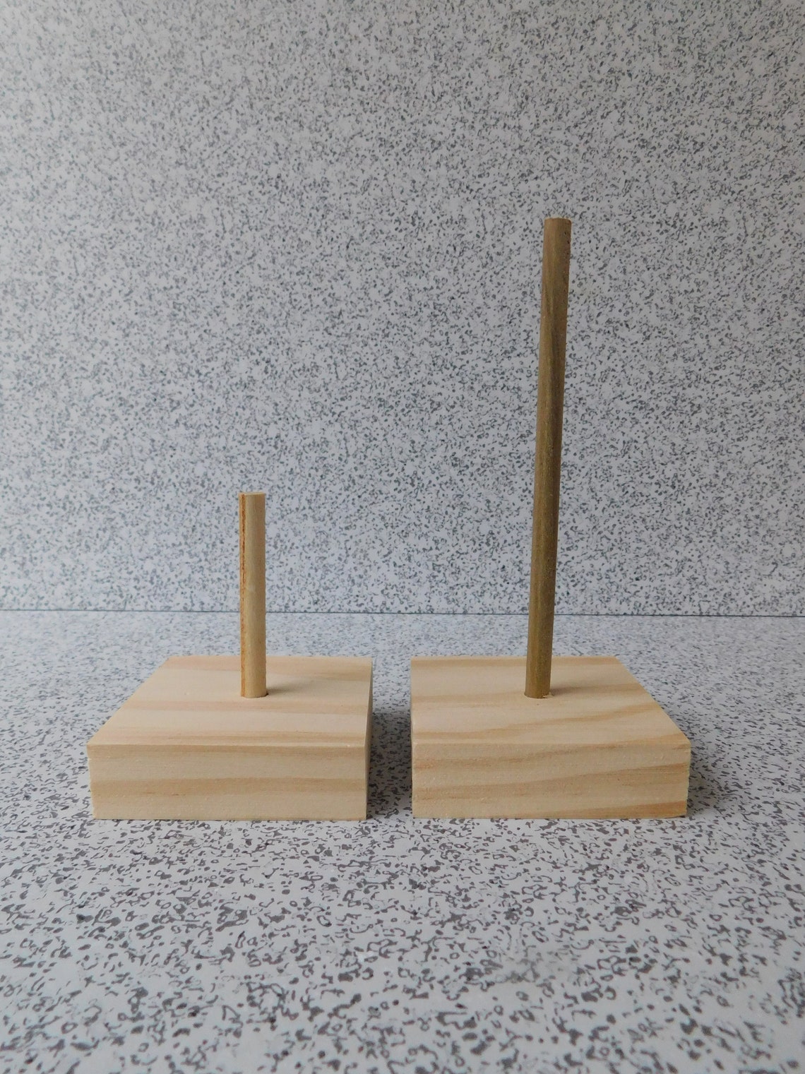 Set of 5 Wooden Stands for Christmas Tree Toppers Tree Topper - Etsy