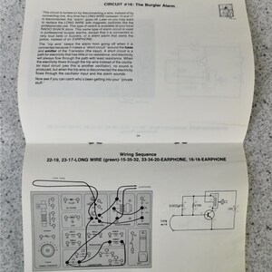 1982 Radio Shack Science Fair 30-in-one Electronic Projects | Etsy