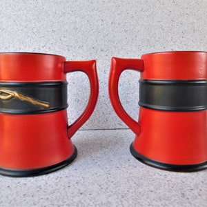 Vintage Lego Bourbon Set, Bourbon Decanter With 4 Large Mugs, Bourbon ...