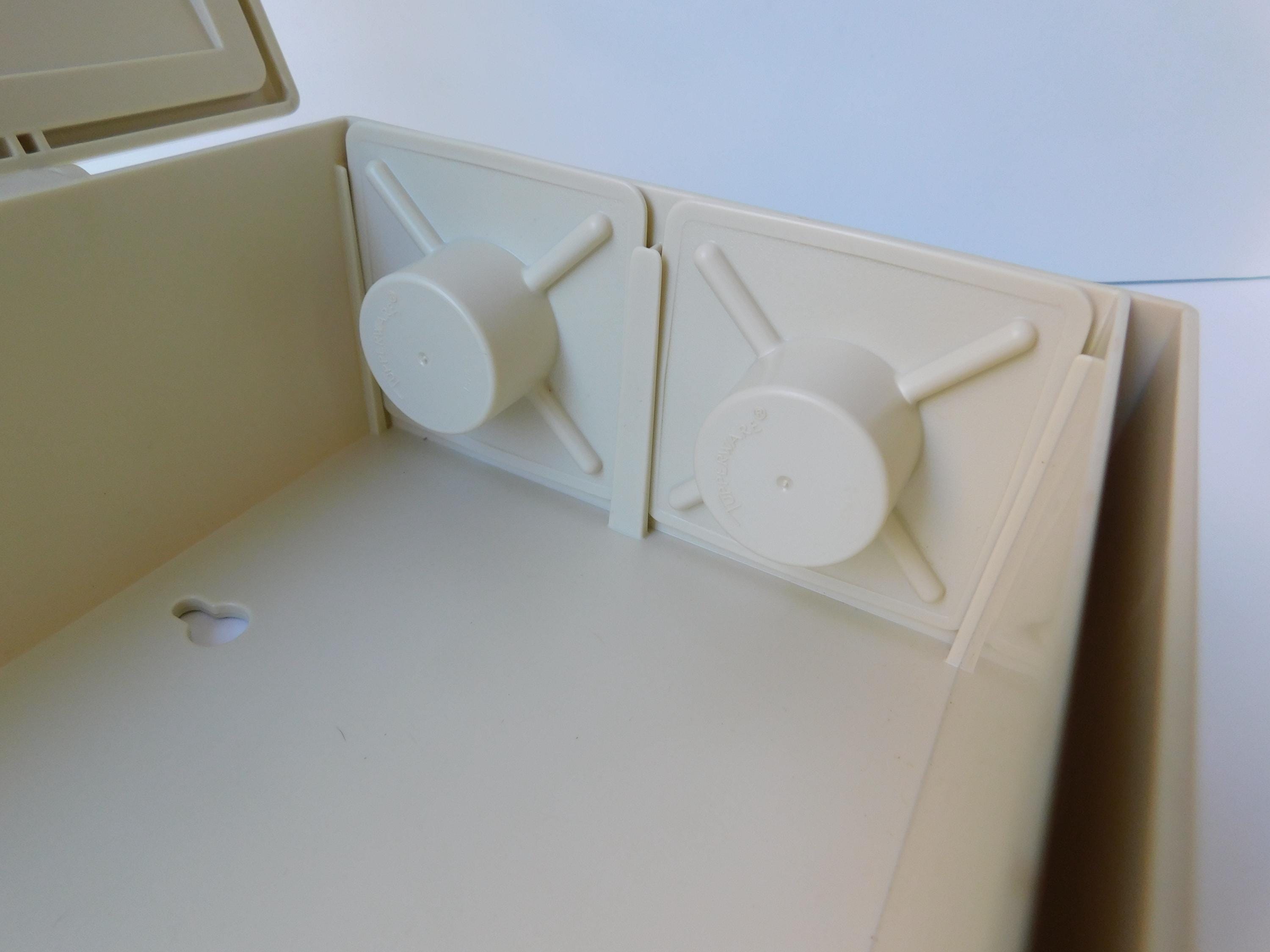 1980s Beige Tupperware Wall Mount Wax Paper and Foil Wrap Dispenser - Etsy