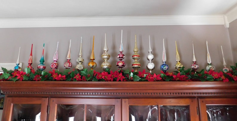 Set of 5 Wooden Stands for Christmas Tree Toppers Tree Topper - Etsy