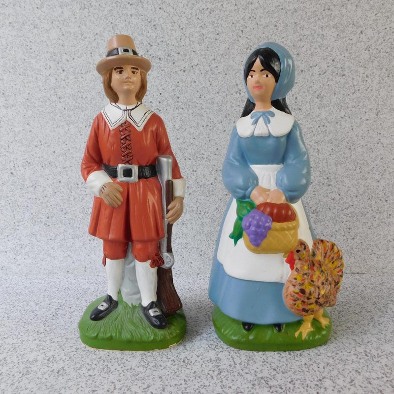 Pilgrim Figurine - Etsy