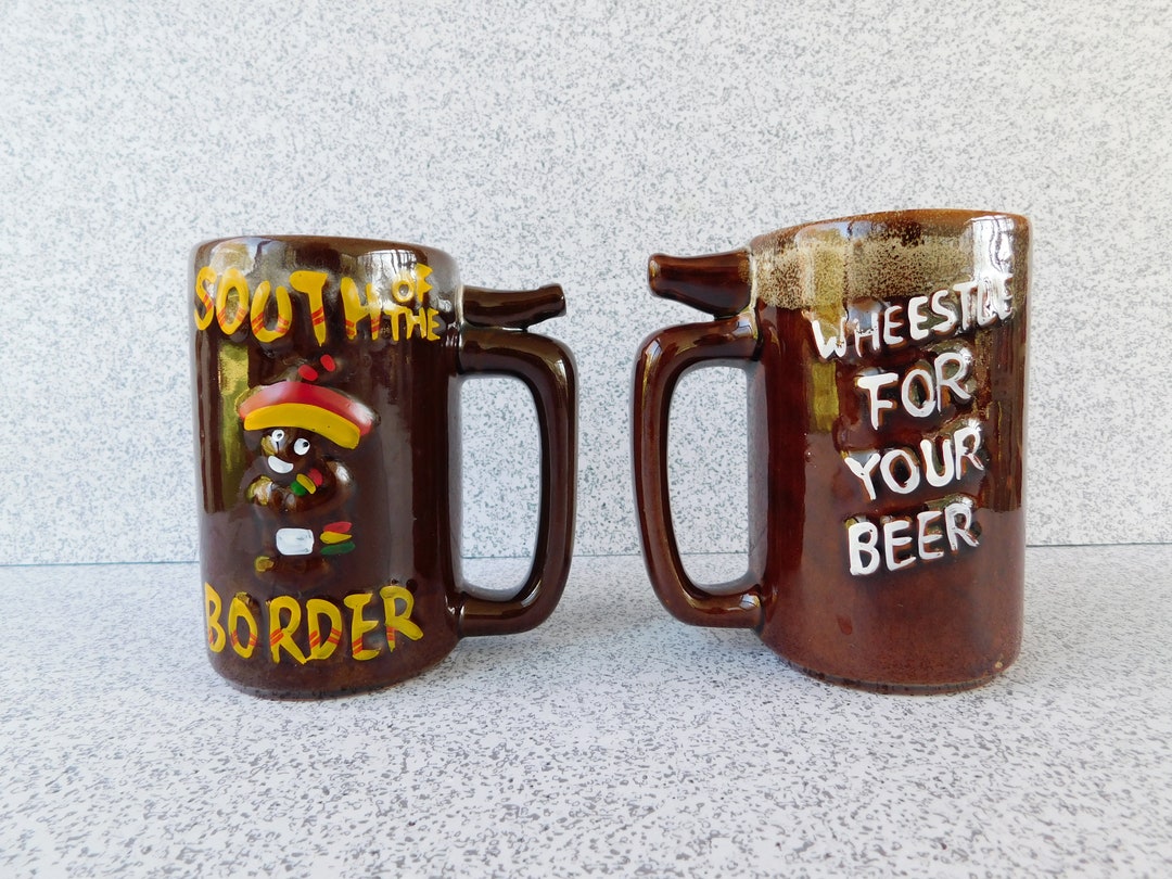 Vintage South of the Border Souvenir Redware Mug Whistle Mug - Etsy