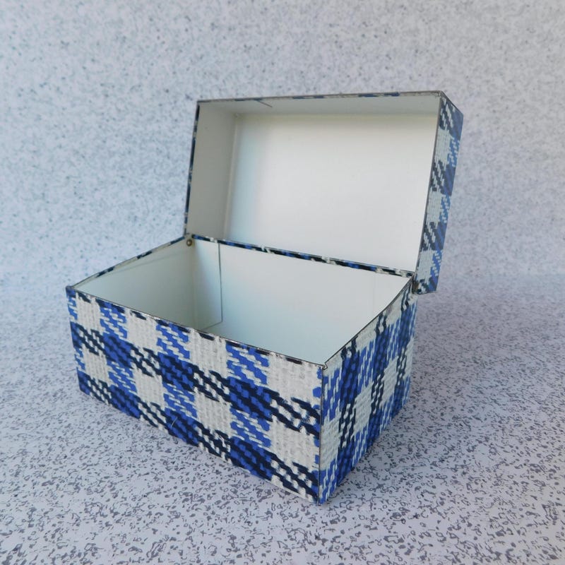 Metal Recipe Box - Etsy