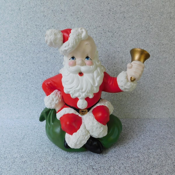 Ceramic Santa - Etsy