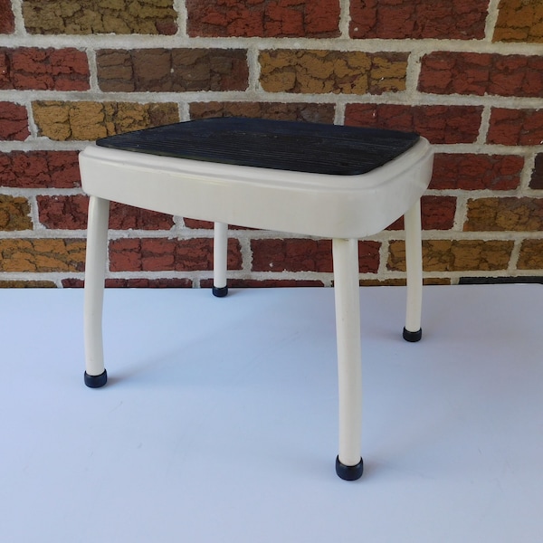 Vintage Metal Stool - Etsy