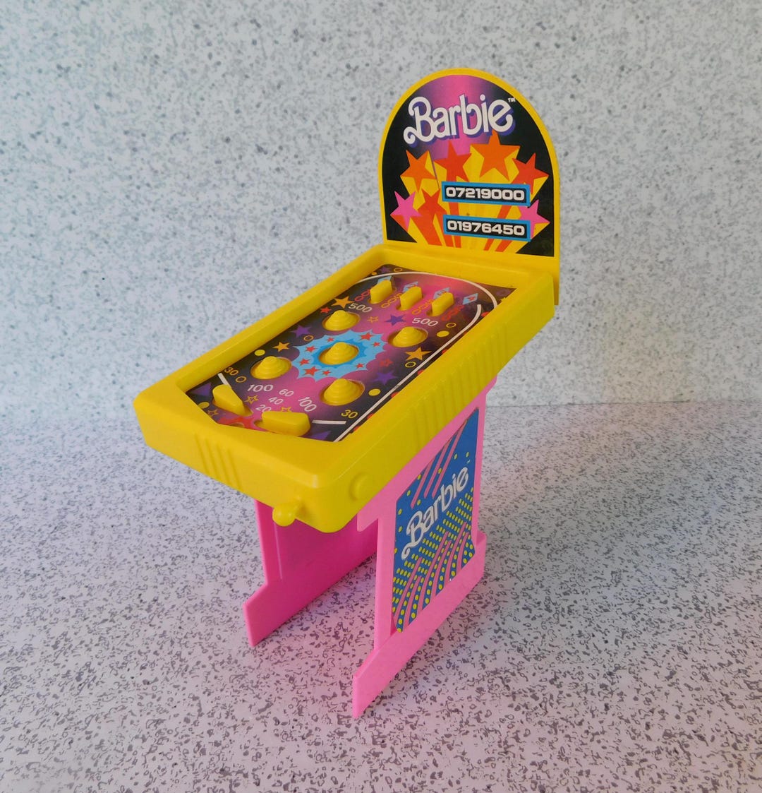 Complete 1987 Barbie Pinball Machine - Etsy