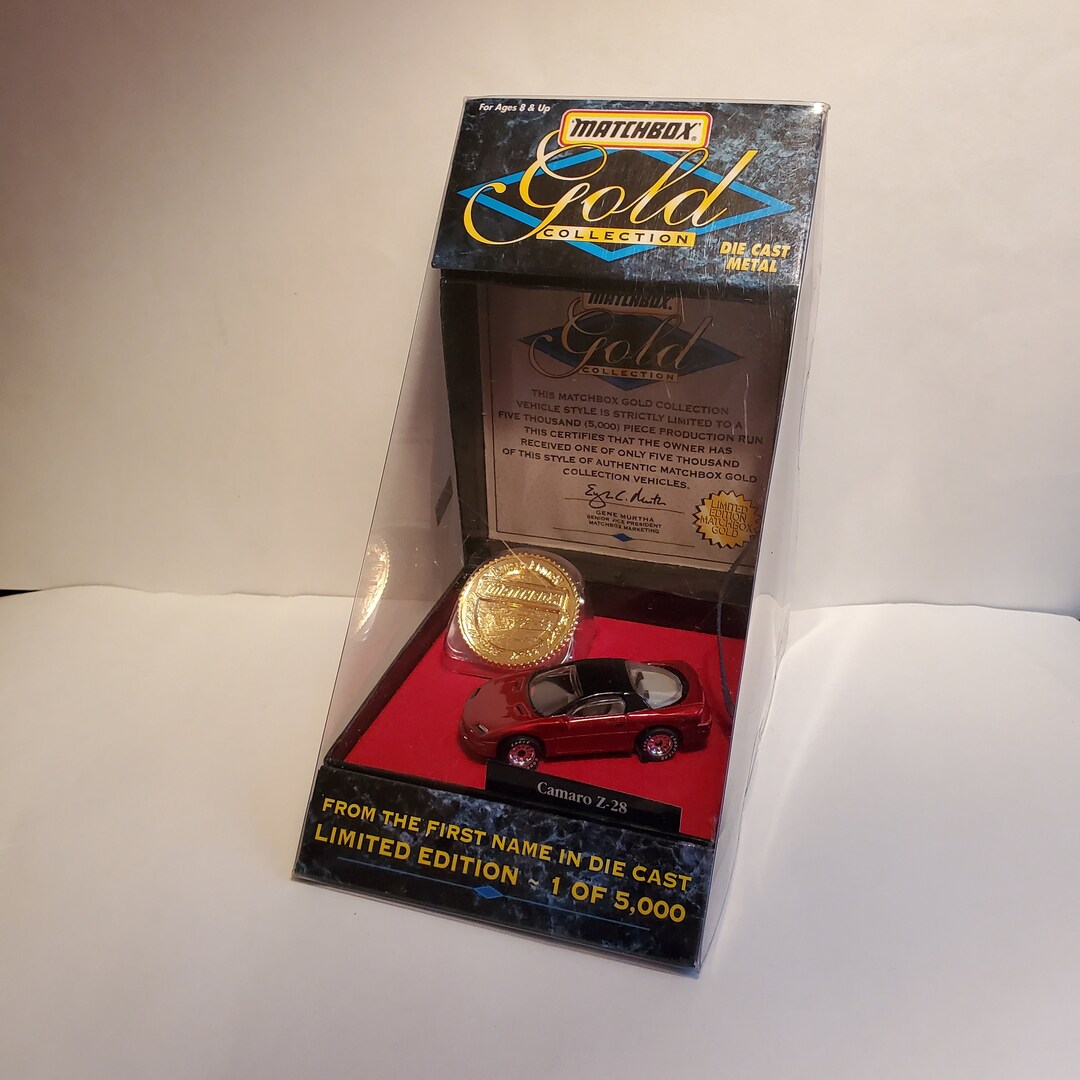 Vintage 1996 Matchbox Gold Collection Camaro Z-28 Limited Edition ...