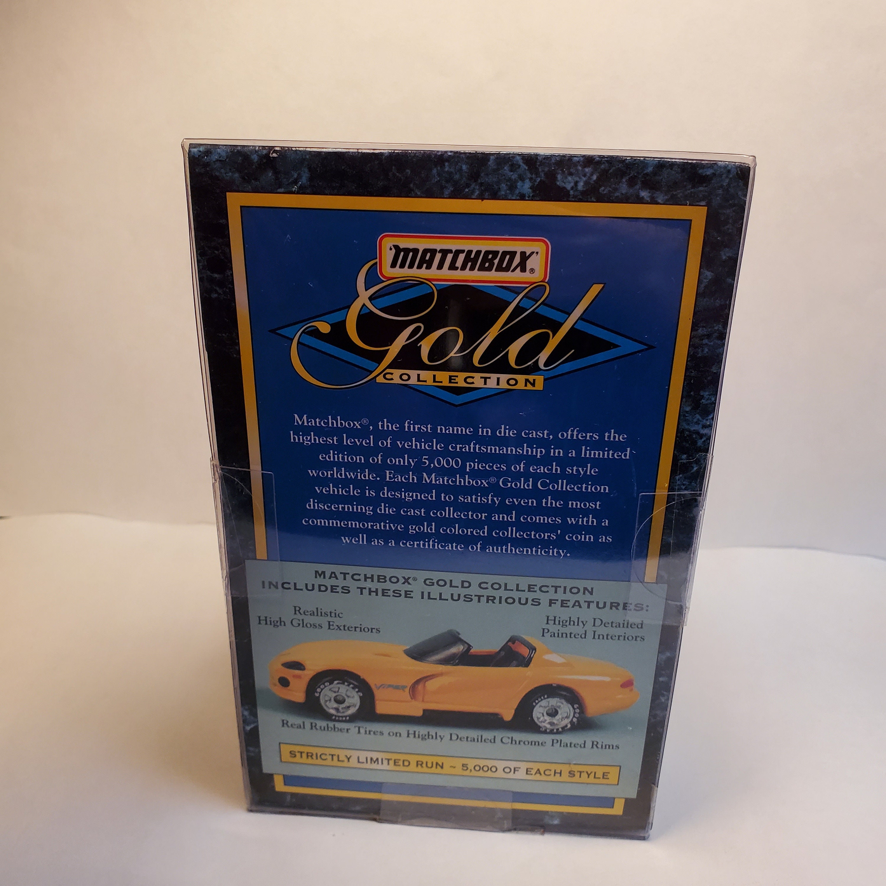 Vintage 1996 Matchbox Gold Collection Camaro Z-28 Limited Edition ...