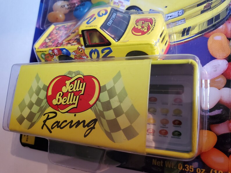 Vintage 2000 Sealed Jelly Belly Die-cast Race Car With Novelty Sliding ...