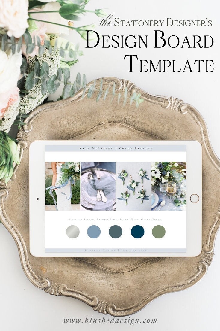 Design Board Template for Wedding Stationery Designers Project Proposal ...