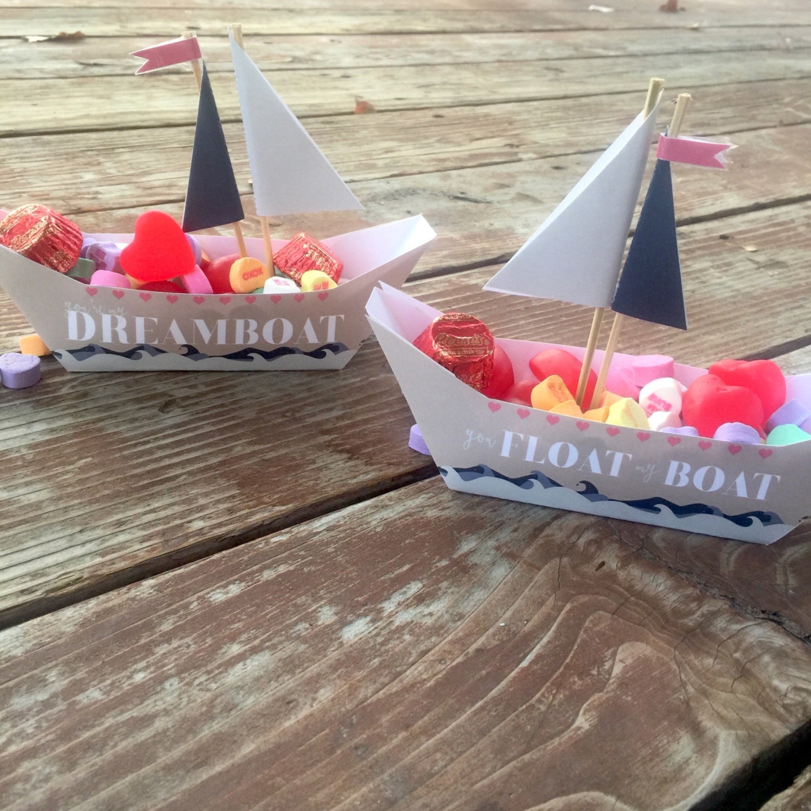 Instant Download DIY Valentine Boats. Dreamboat Valentine. - Etsy
