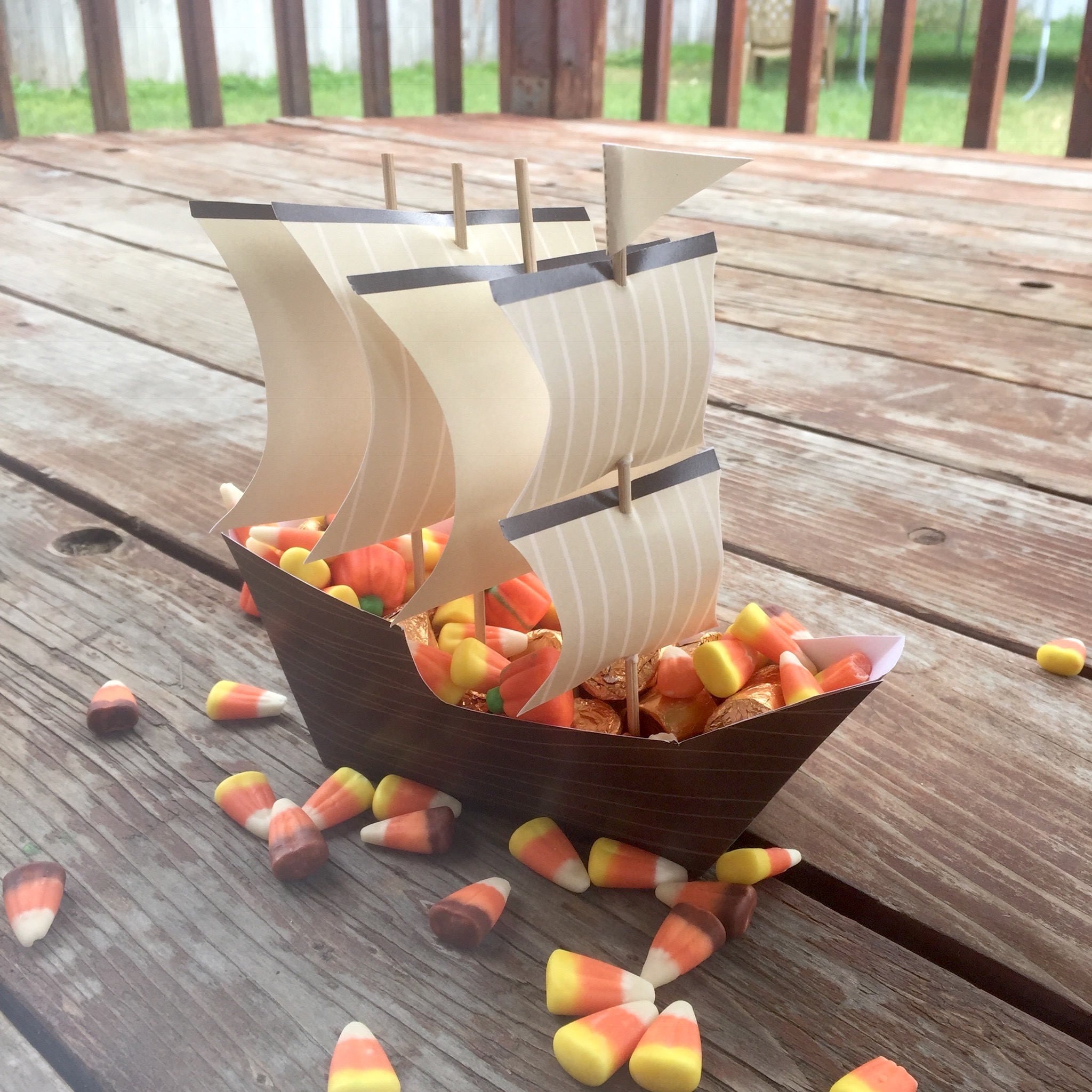 Instant Download- DIY Mayflower Boats. Candy Printable Boat ...